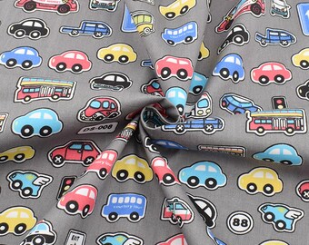 Car Print Fabric - Etsy Australia
