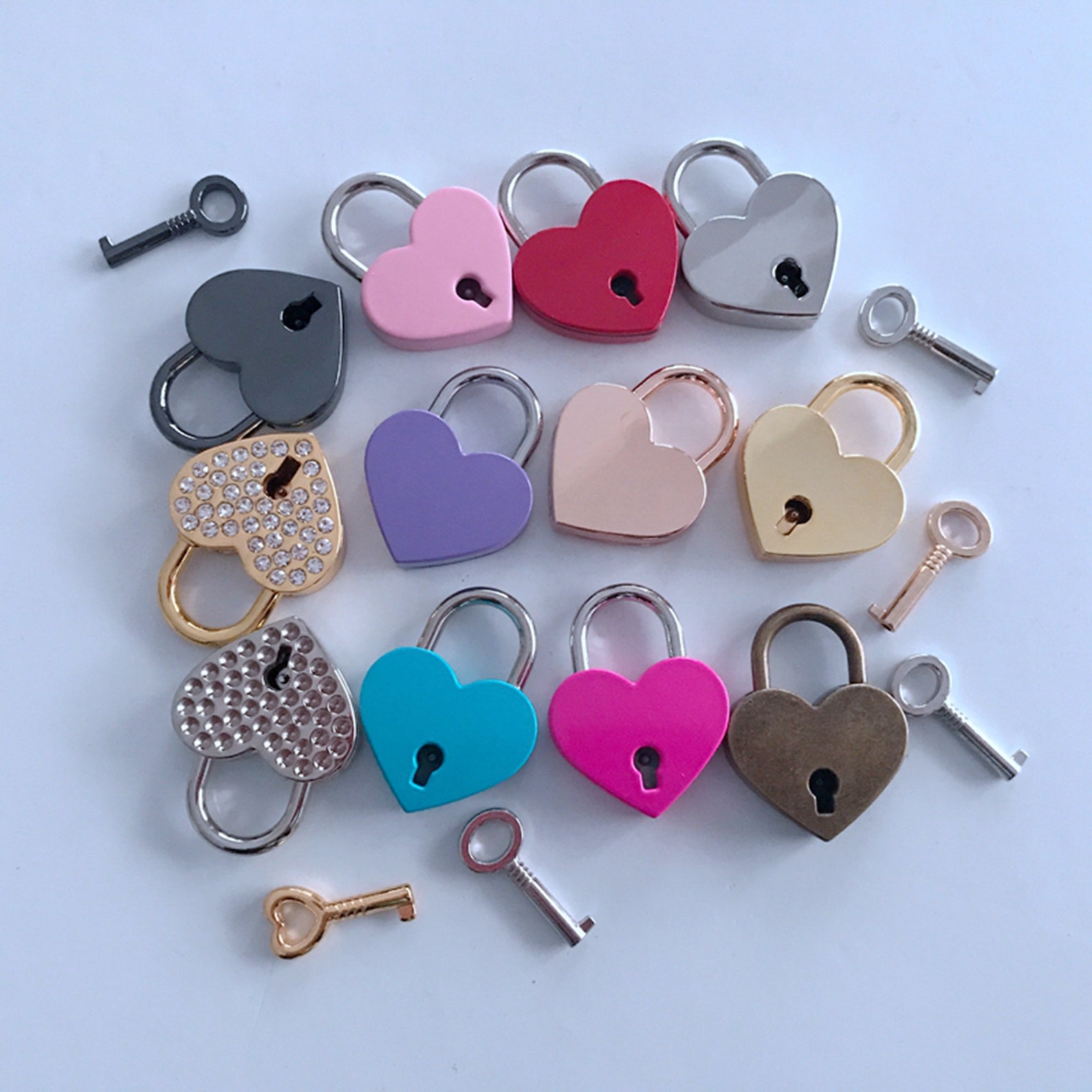 1pcs 30x39mm New Heart Shape Lock Safety Lock Wedding Gift - Etsy