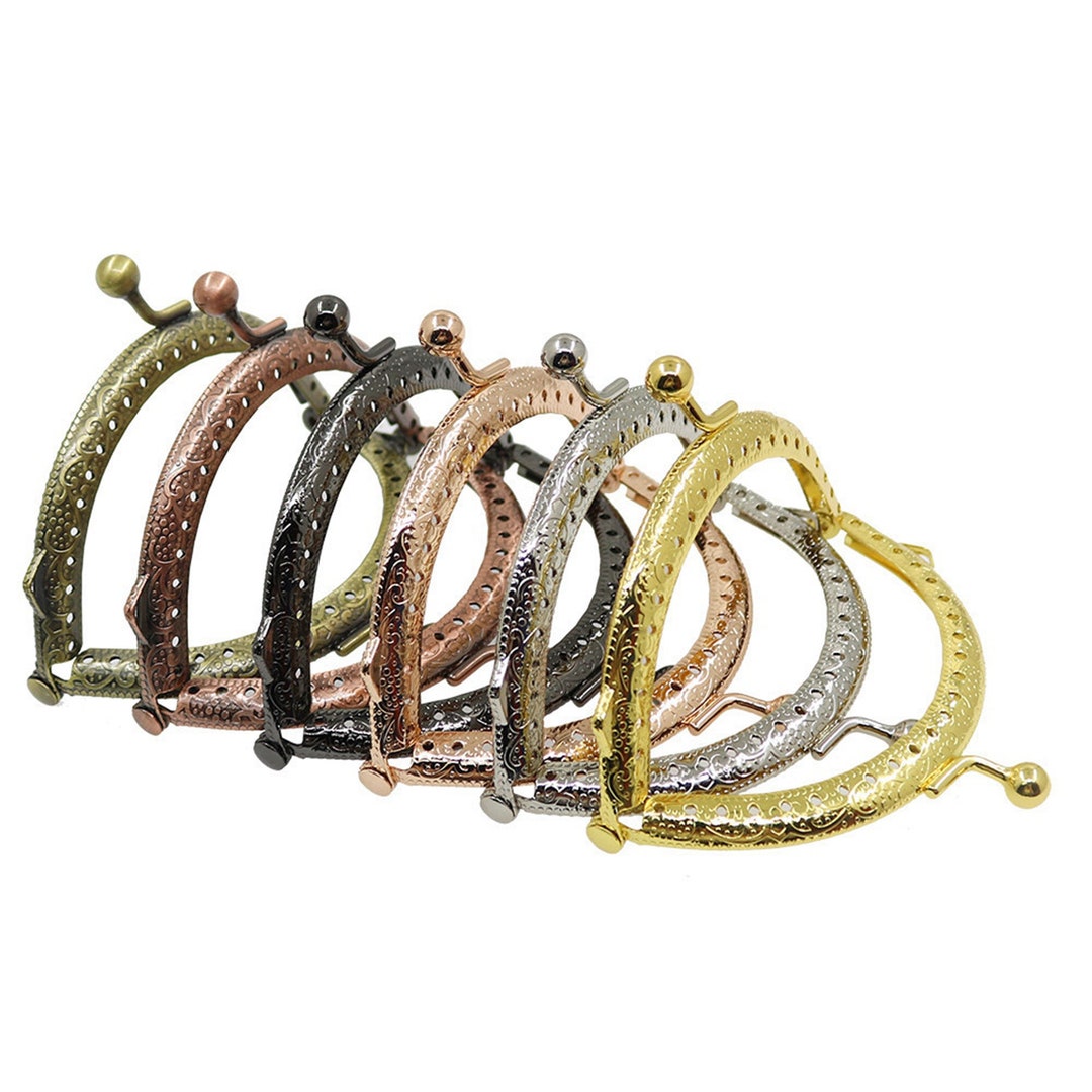 10pcs 85mm Metal Kiss Lock Purse Bag Frame Wallet Handle - Etsy
