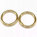 12pcs Light Gold Metal Round O Ring Gate Spring Snap Hook Gate O Ring ...