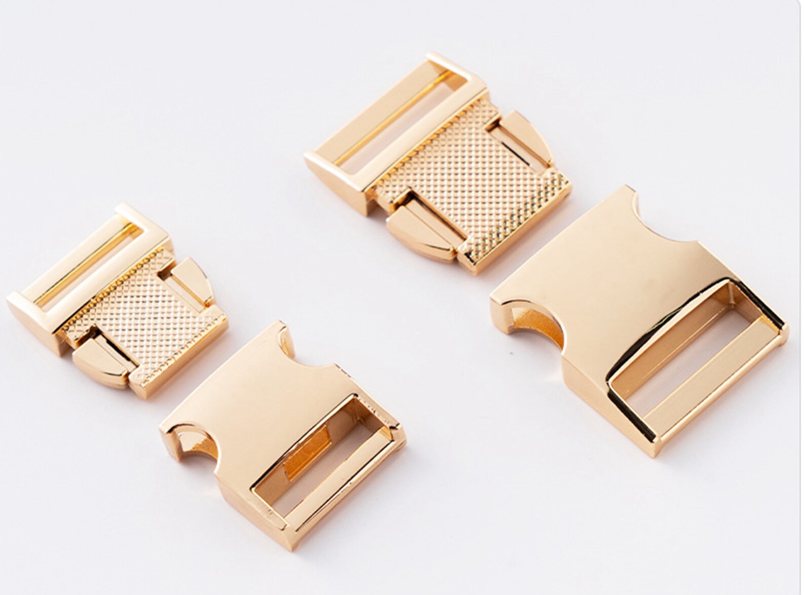 2/10pcs Light Gold Release Slider Buckle Webbing Buckles - Etsy