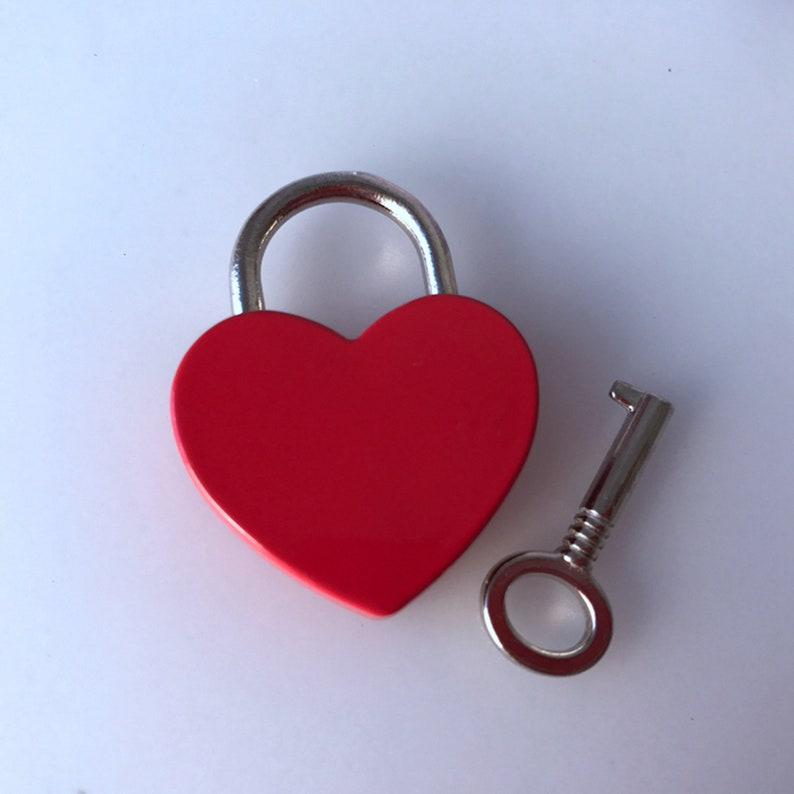 1pcs 30x39mm New Heart Shape Lock Safety Lock Wedding Gift - Etsy