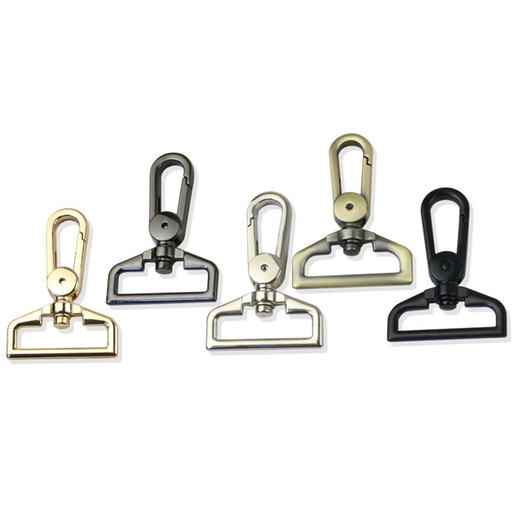 6pcs 32mm Carabiner Keychain Clasp Swivel Hook for Leather Strap - Etsy