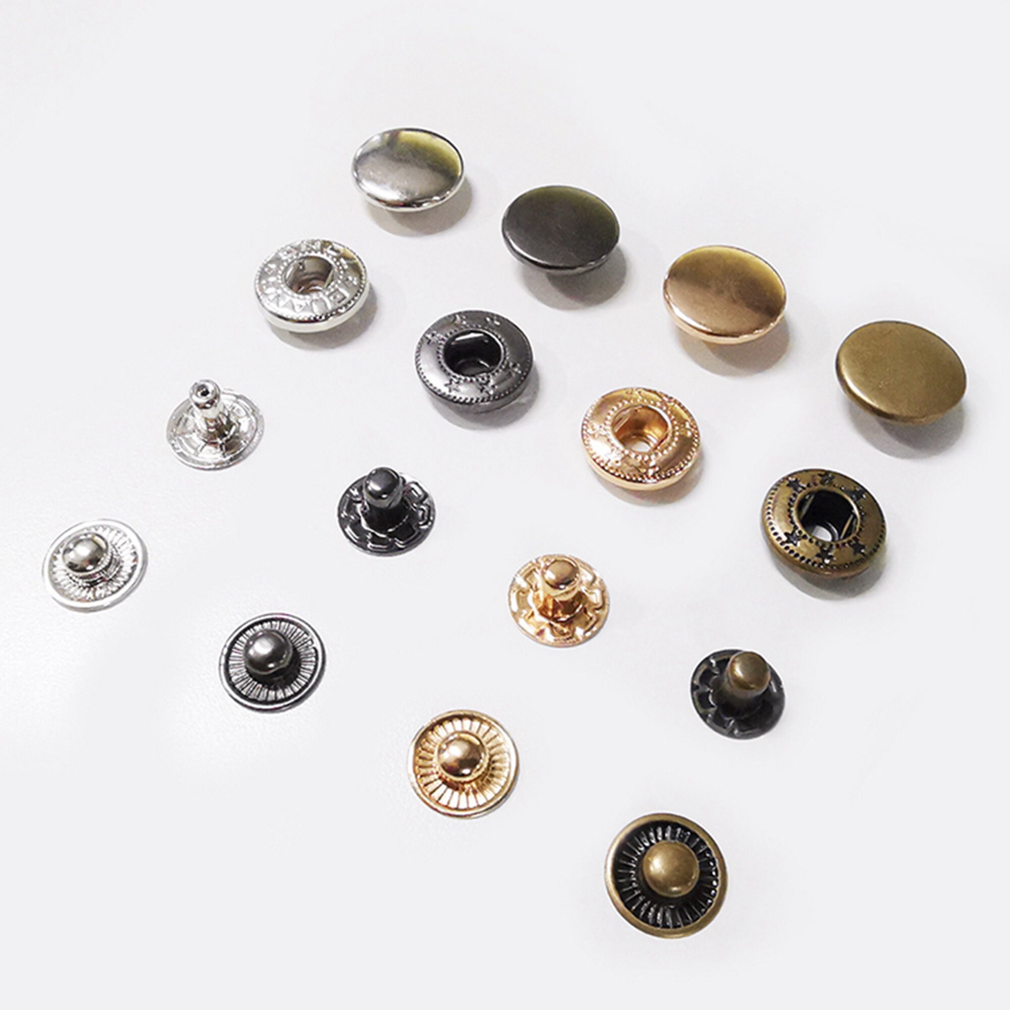 1 Box 15mm Snap Button for Leather With Handle Tool Sets - Etsy