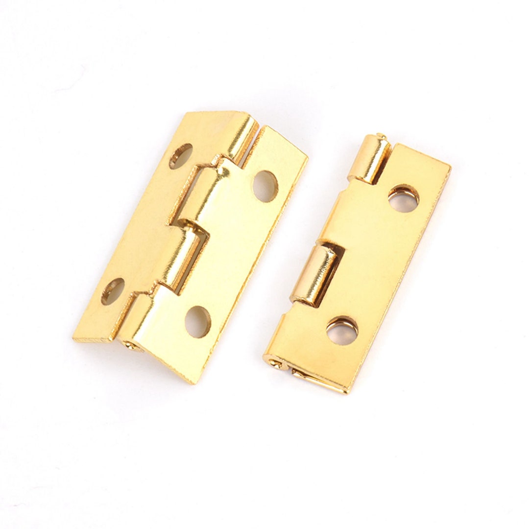 10pcs Square Shape Golden Color Hinge Jewelry Box Hinge - Etsy