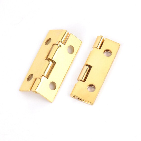 10pcs Square Shape Golden Color Hinge Jewelry Box Hinge | Etsy