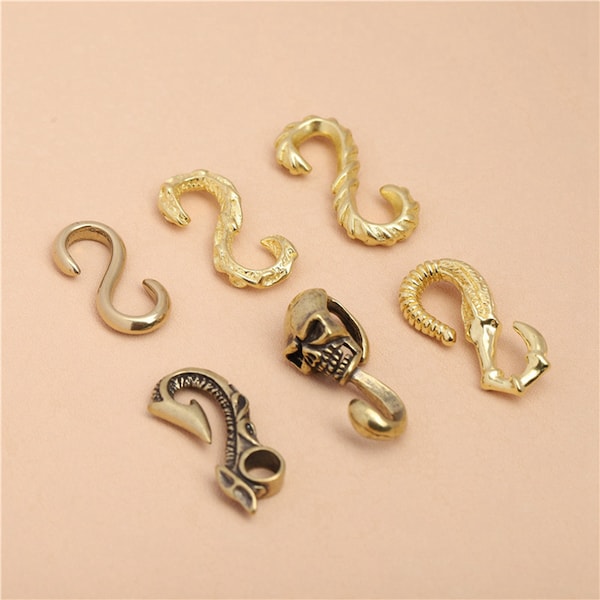 Brass S Hook Etsy