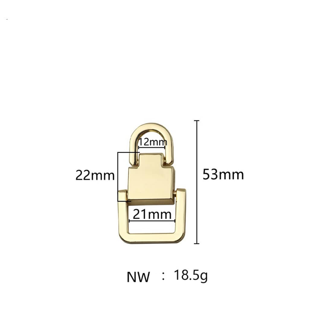 6pcs Bag Strap Connector Purse Anchor Clip Light Gold/nickle - Etsy