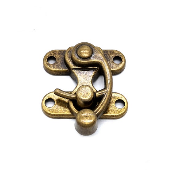 Sewing & Needlecraft Sewing Buckle Small Lock for Wooden Box with Ring ...