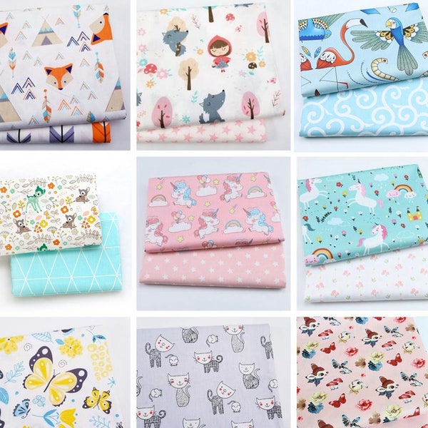 Cartoon Fabric - Etsy
