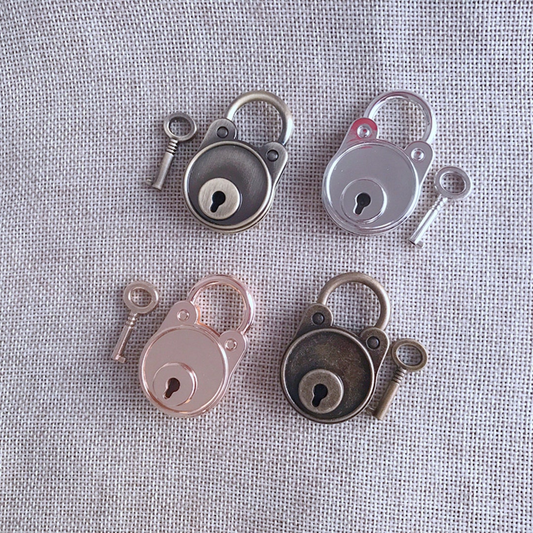 1pcs Bear Shape Padlock Safety Lock With Keys 30x47mm Light - Etsy