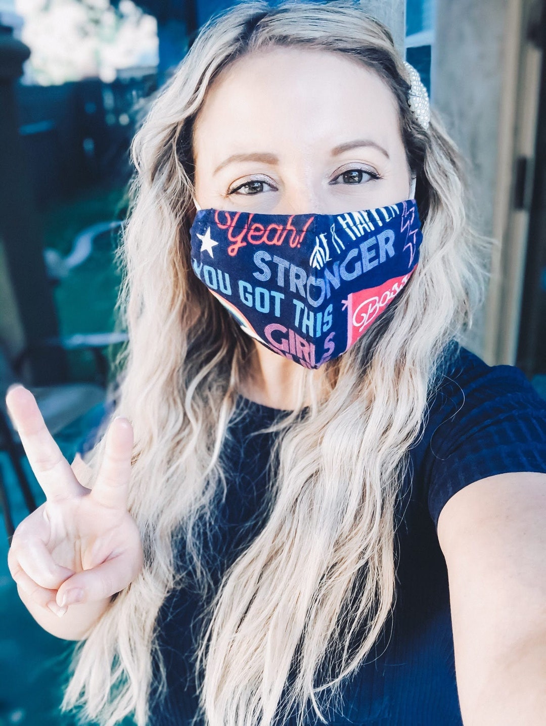Face Mask Girl Power - Etsy