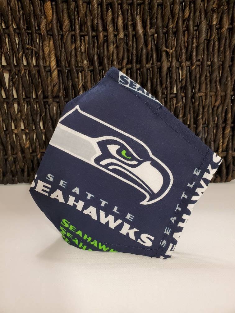 Seahawks Face Mask - Etsy