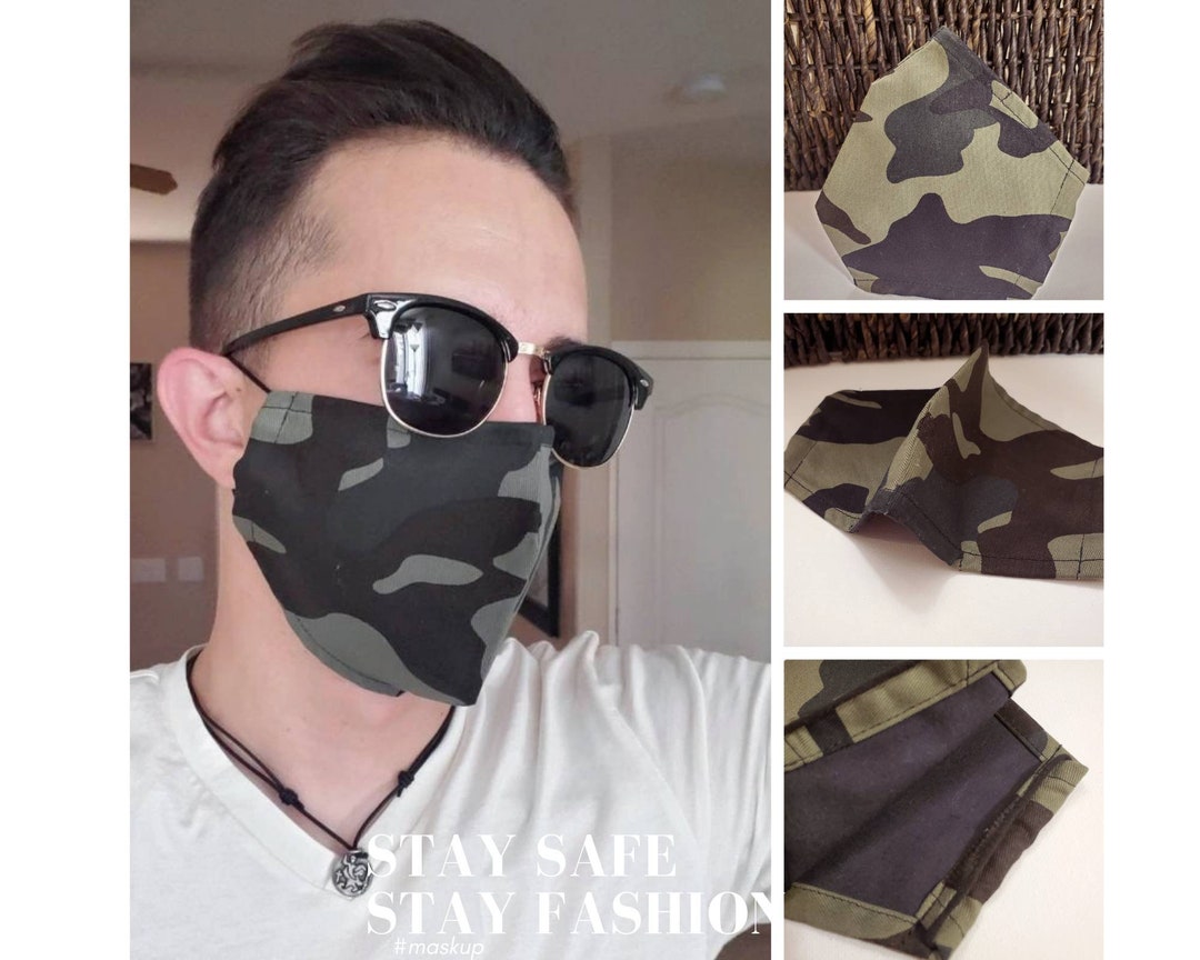 Best Fit Face Mask Camo - Etsy
