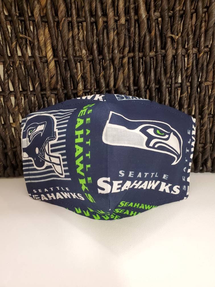 Seahawks Face Mask - Etsy