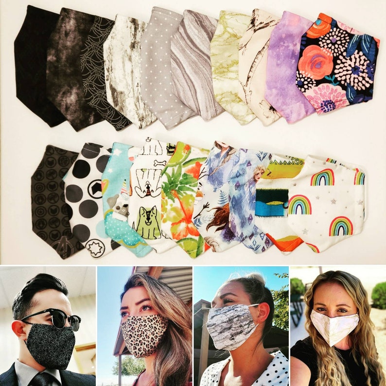 Best Fit Face Mask Multiple Prints Available - Etsy