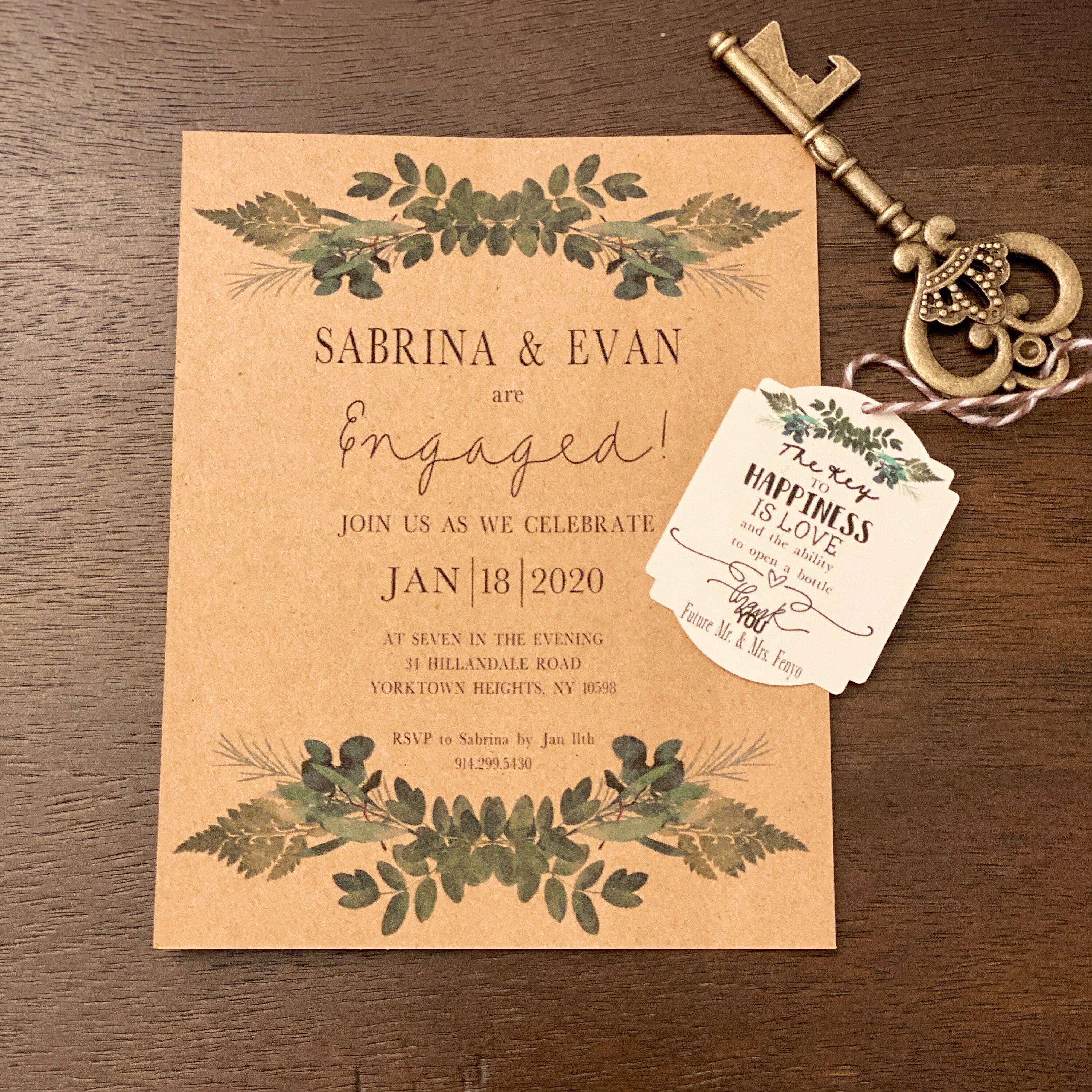 Engagement Invitations - Etsy