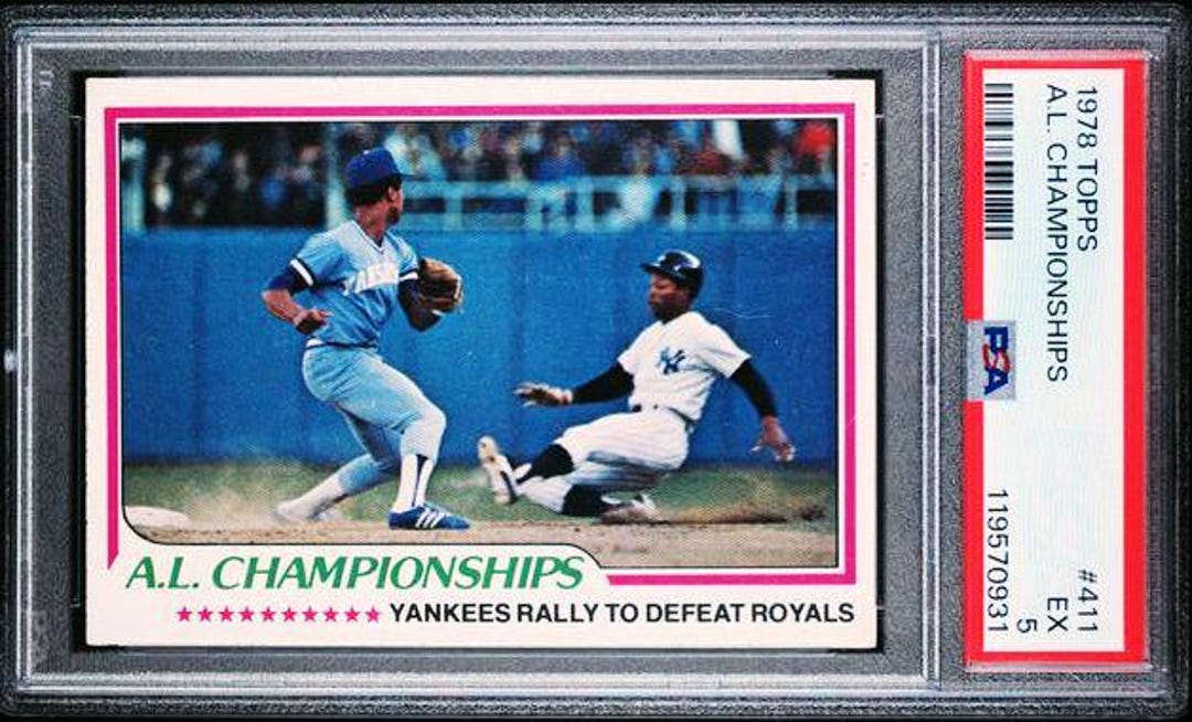 1978 AL Championships Topps #411 PSA 5 - Etsy