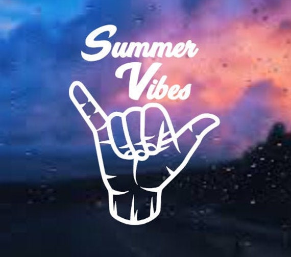 Home Décor Wall Décor Home & Living Good Vibes Decal Summer decals ...