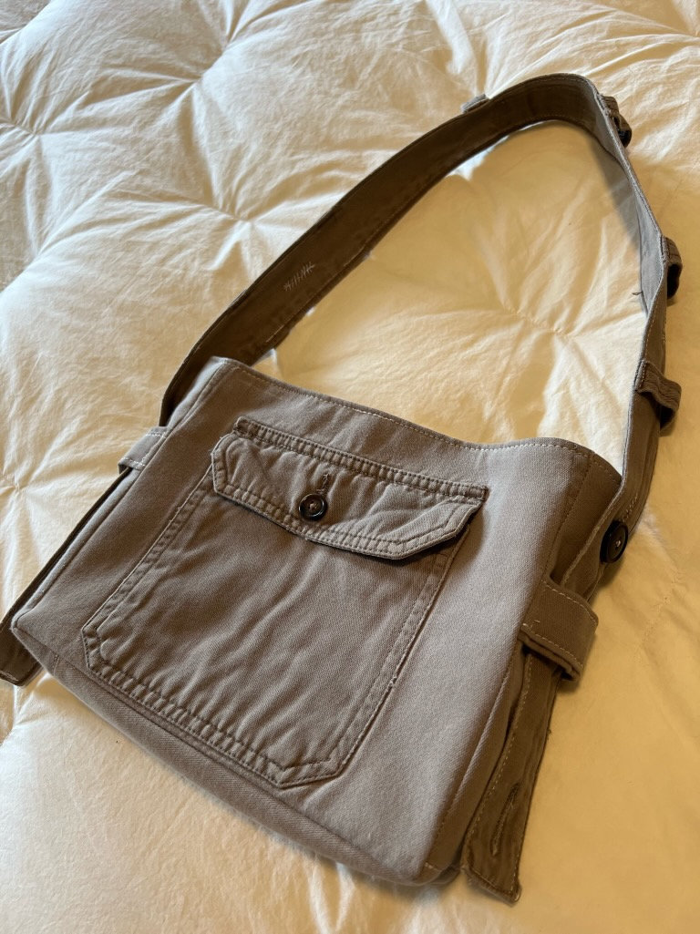 Upcycled Cargo Bag/purse/crossbody With Adjustable Strap - Etsy