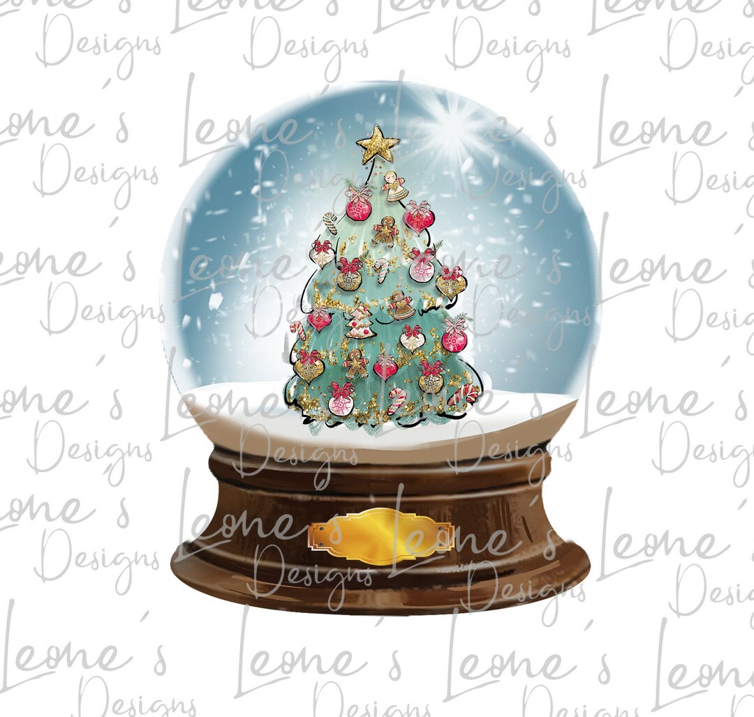 Snowglobe Digital File PNG Designs, Digital Download, Sublimation ...