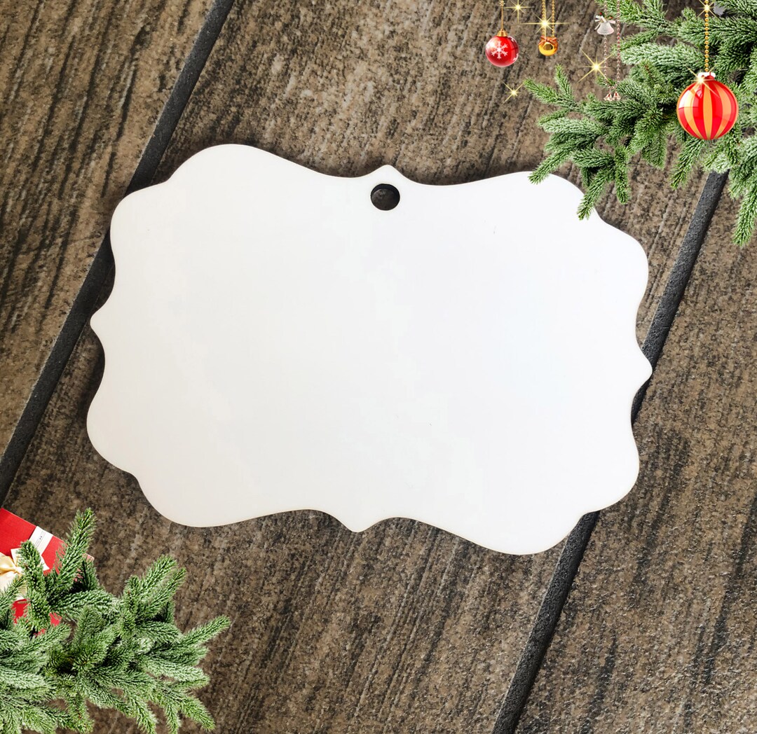 Sublimation Holiday Ornament Blanks: Benelux Hardboard, 4" X 2.75" (lot ...