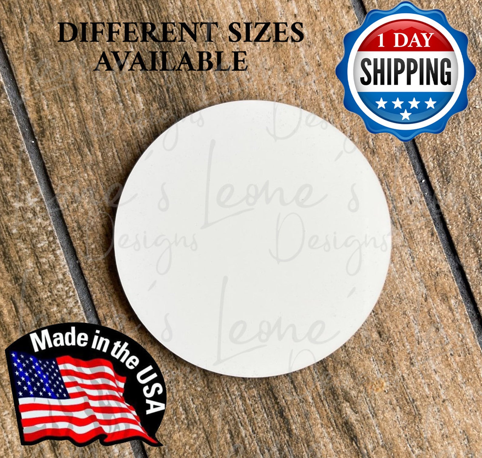 Round Sublimation Ornament Blanks: Unisub Hardboard, MDF, Christmas ...