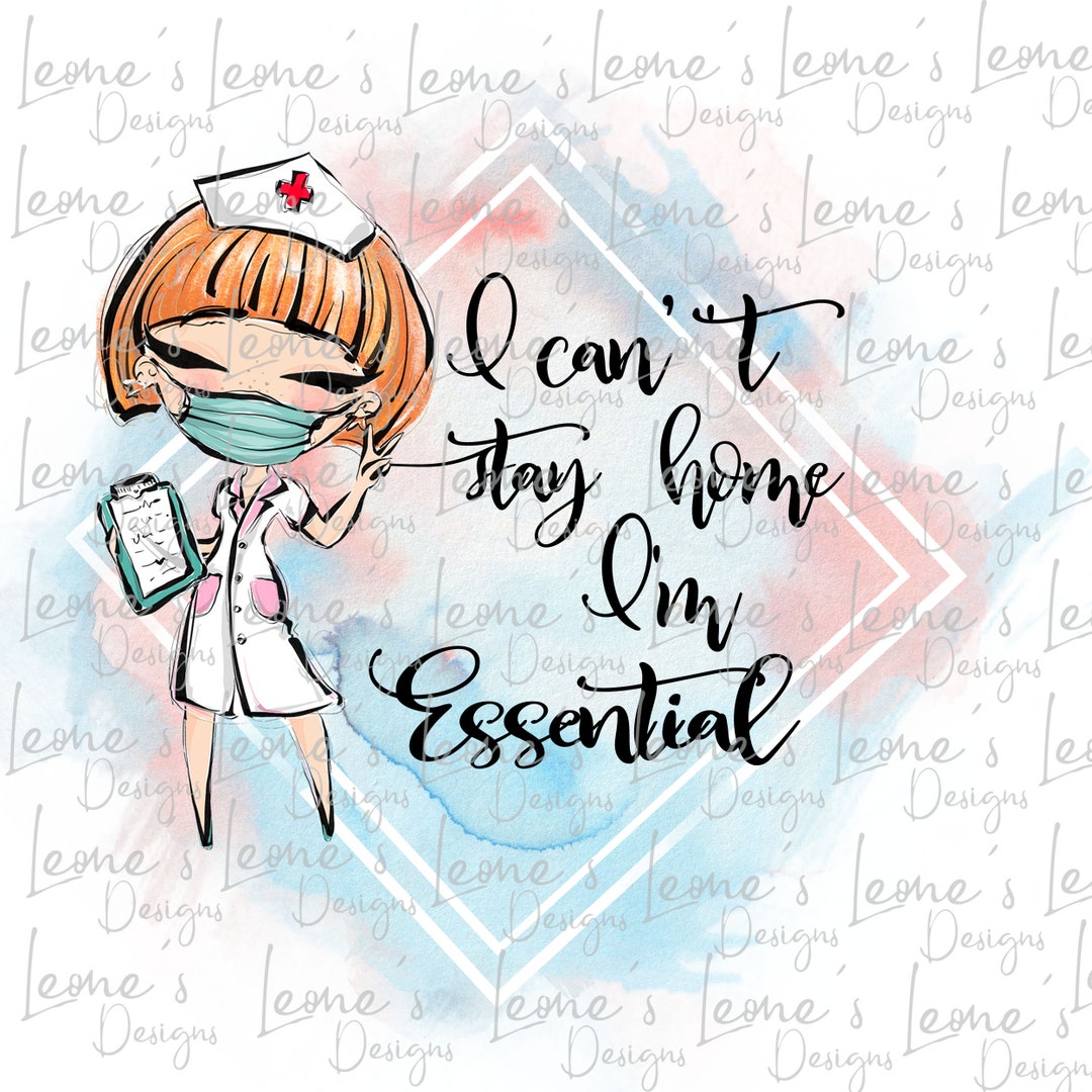 Nurse Digital File PNG Designs, Digital Download, Sublimation Design ...