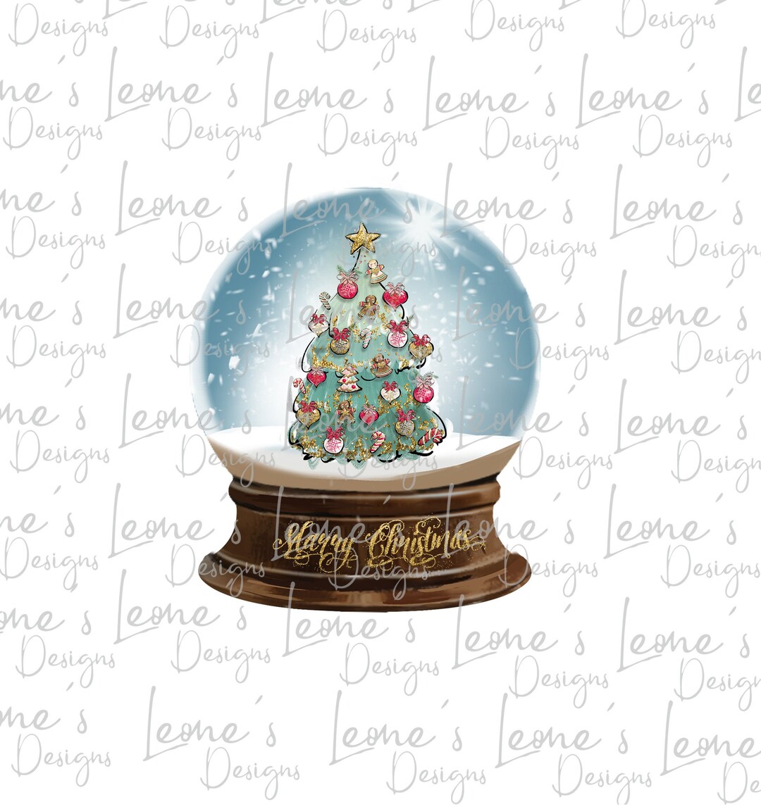Snowglobe Digital File PNG Designs, Digital Download, Sublimation ...