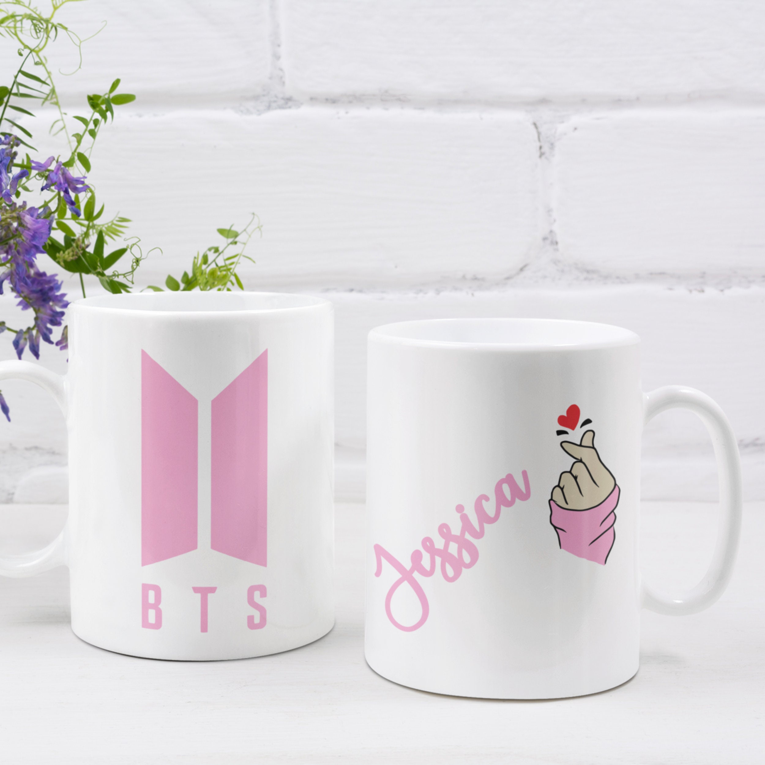 Personalized BTS Mug With Name kpop Mug Korean Mug Kpop Fan | Etsy