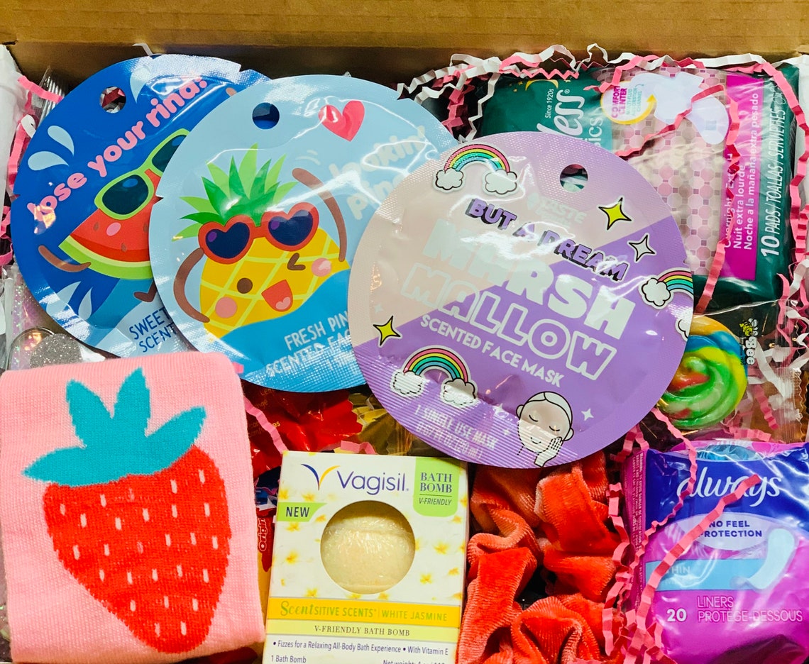 Menstruation First Period Kit For Teens Tween Girl Ts Teens Etsy
