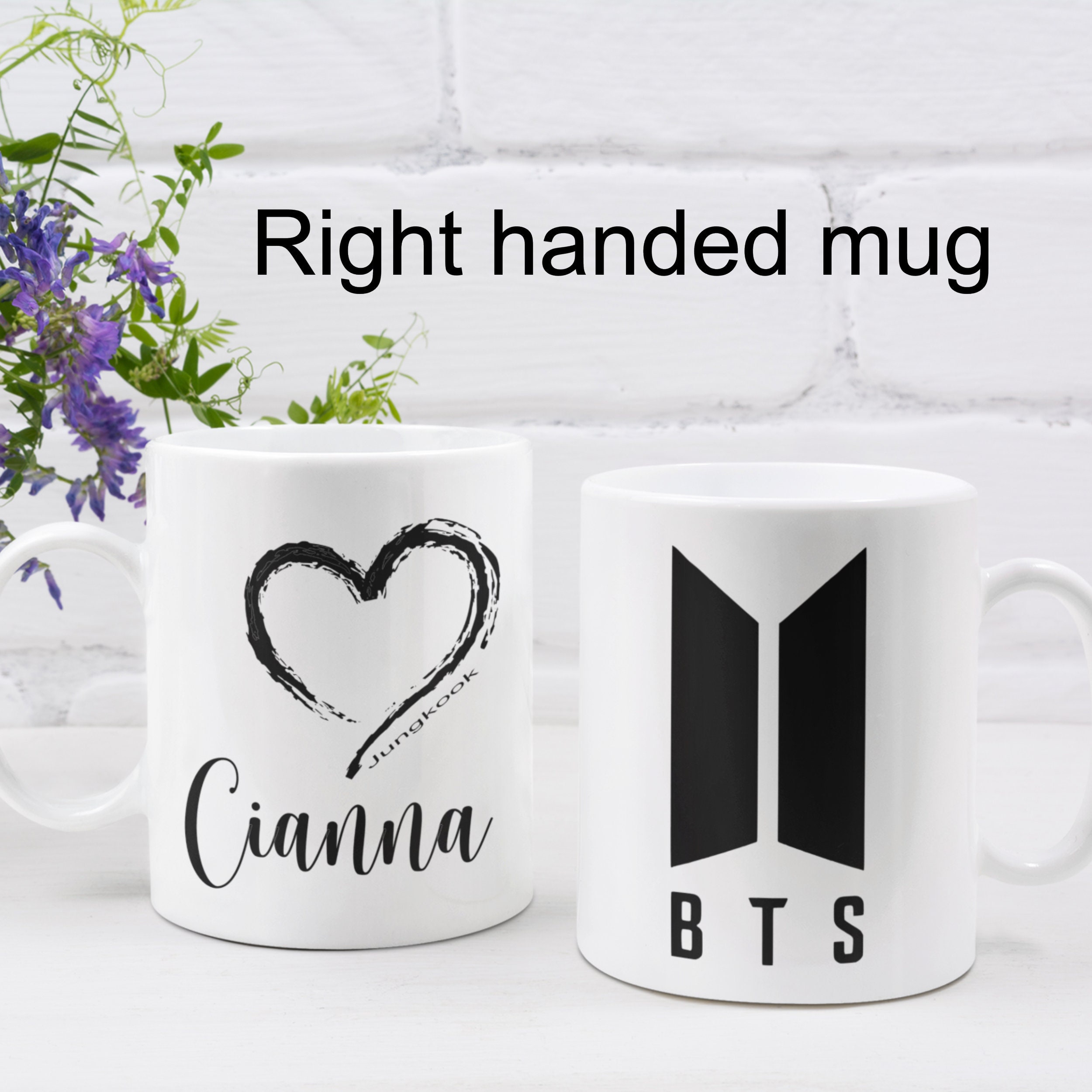 Personalized BTS Mug With Name kpop Mug Korean Mug Kpop Fan | Etsy