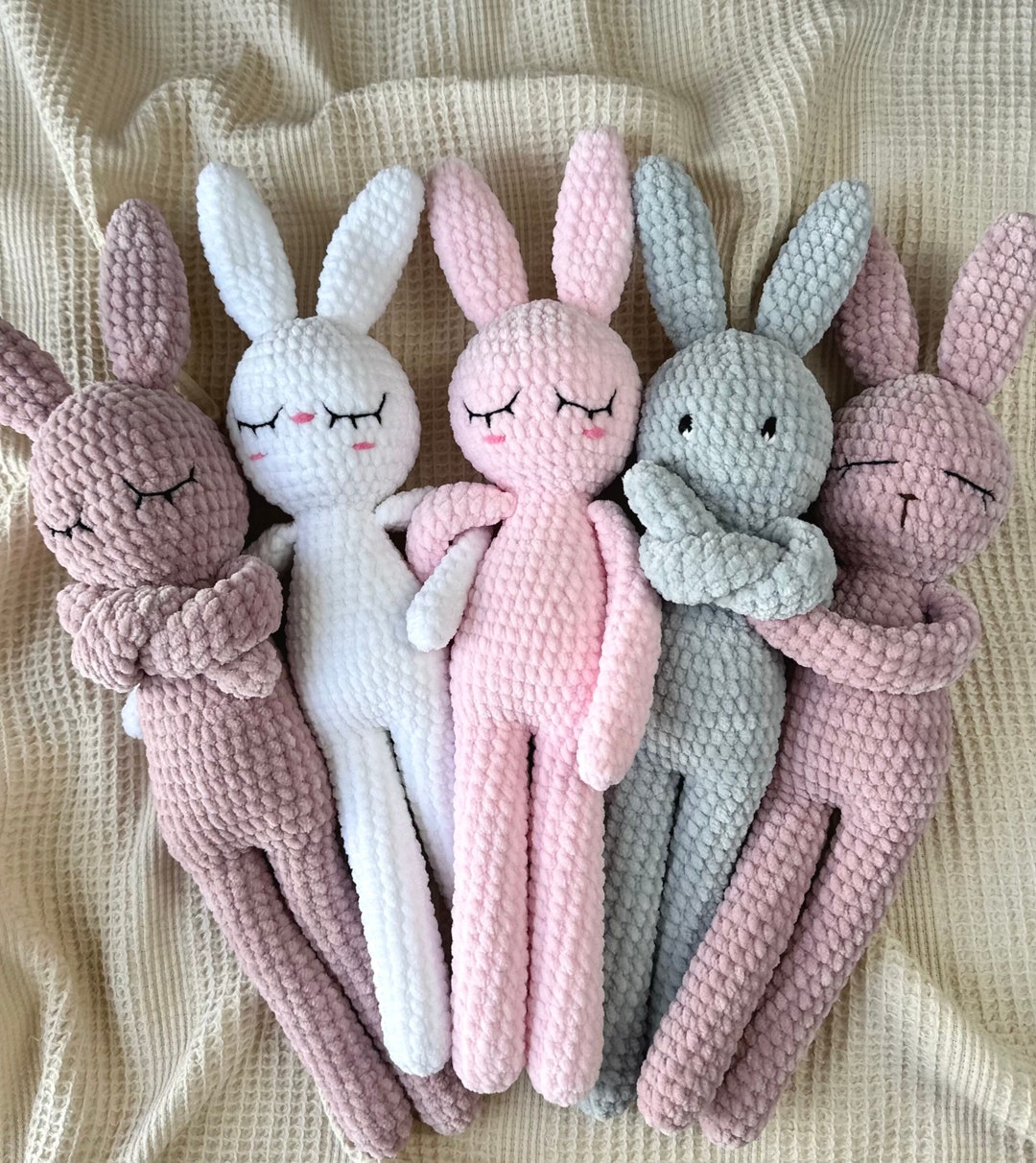 Crochet Sleepy Bunny Pattern, Easter Bunny Pattern, Amigurumi Sleepy ...