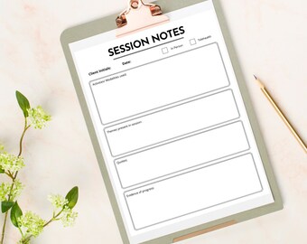 Pre and Post Therapy Notes Printable Mental Health Resource Dbt Therapy ...