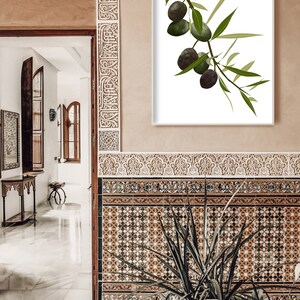 Green Wall Art Olive Tree Art Olive Botanical Print Olive | Etsy