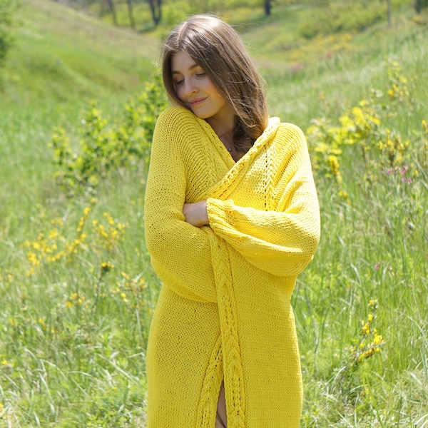 Neon Knit Cardigan - Etsy