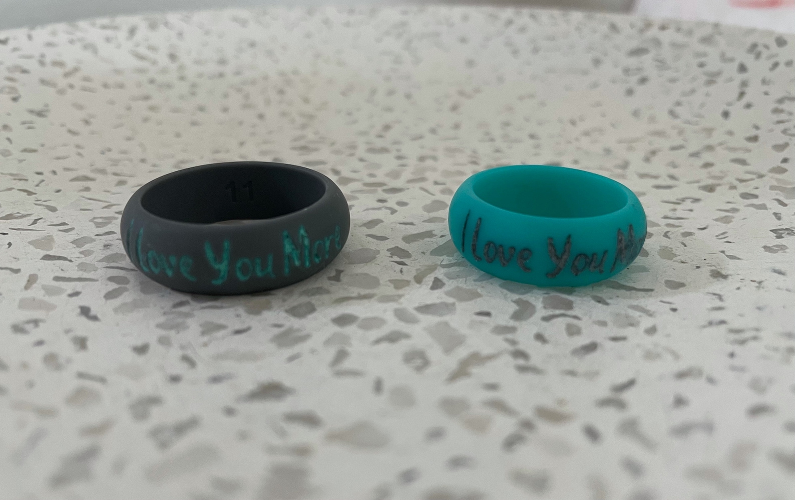 Personalized Engraved Silicone Ring 8MM Wedding Band for Men | Etsy