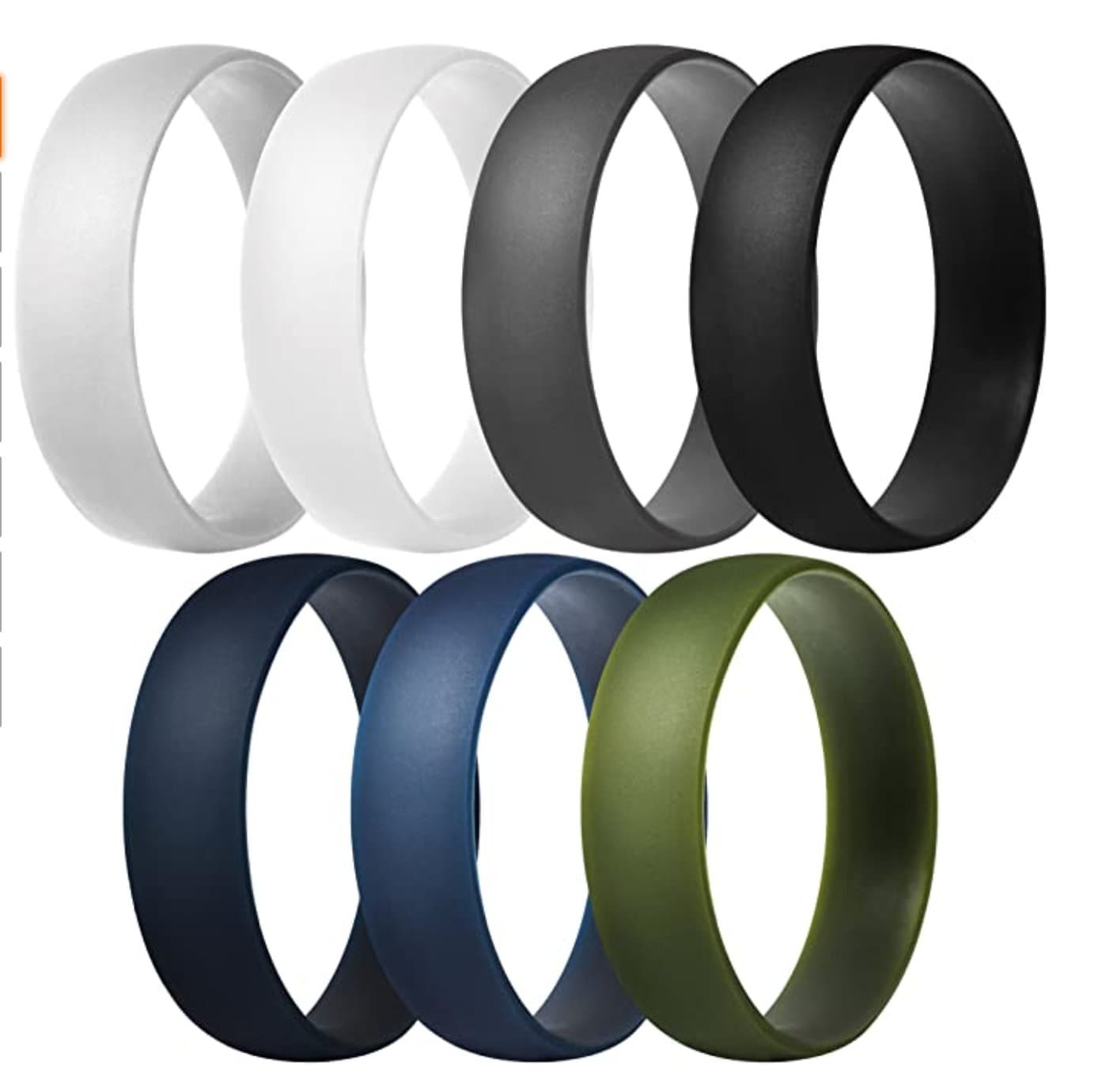 Personalized Engraved Silicone Ring 6MM Very Thin Wedding | Etsy