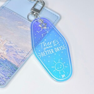 SUPERM “better Days” Holographic Acrylic Keychain || Rainbow Acrylic ...