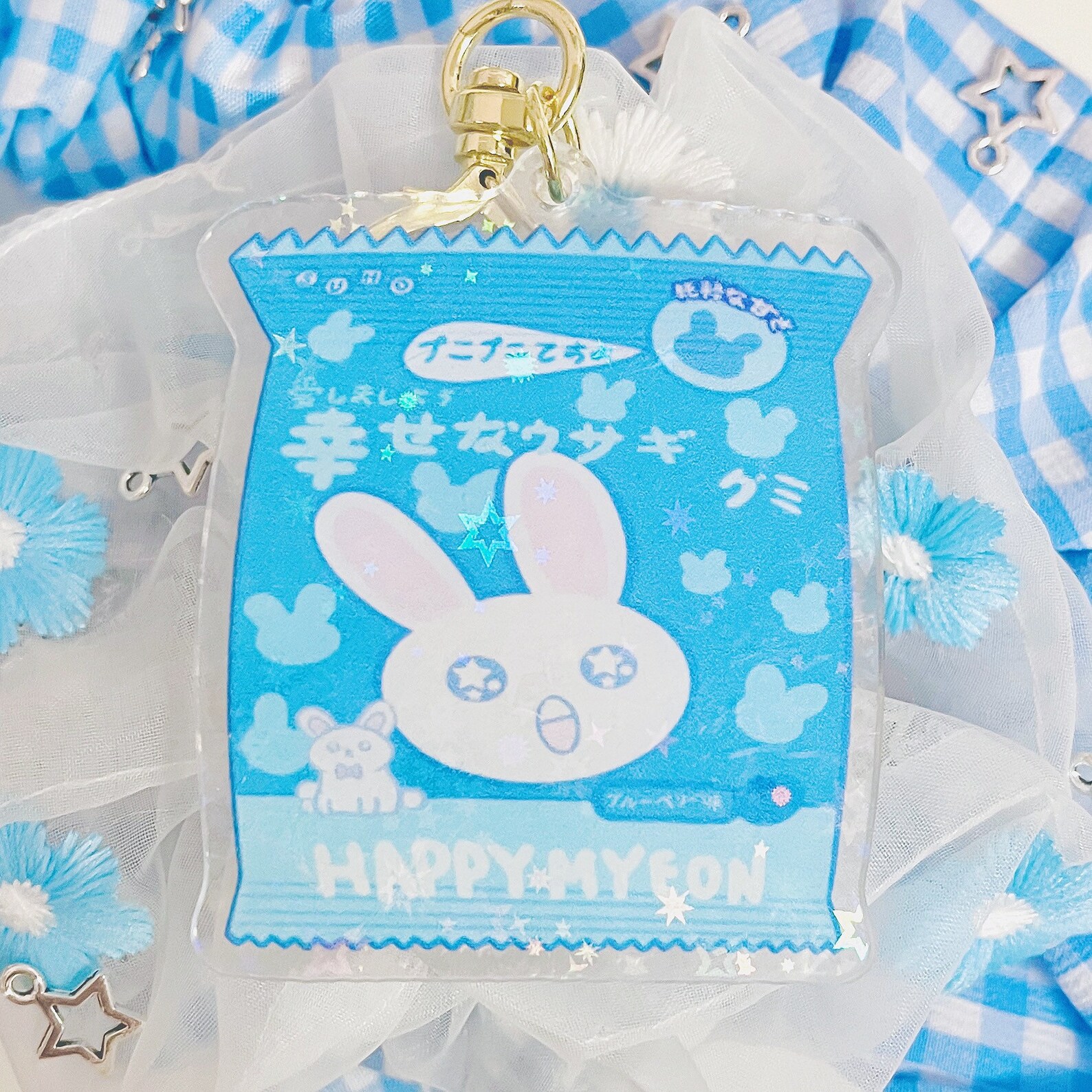 EXO Candy Holographic Acrylic Keychain || Chen & Suho Kawaii Japanese ...