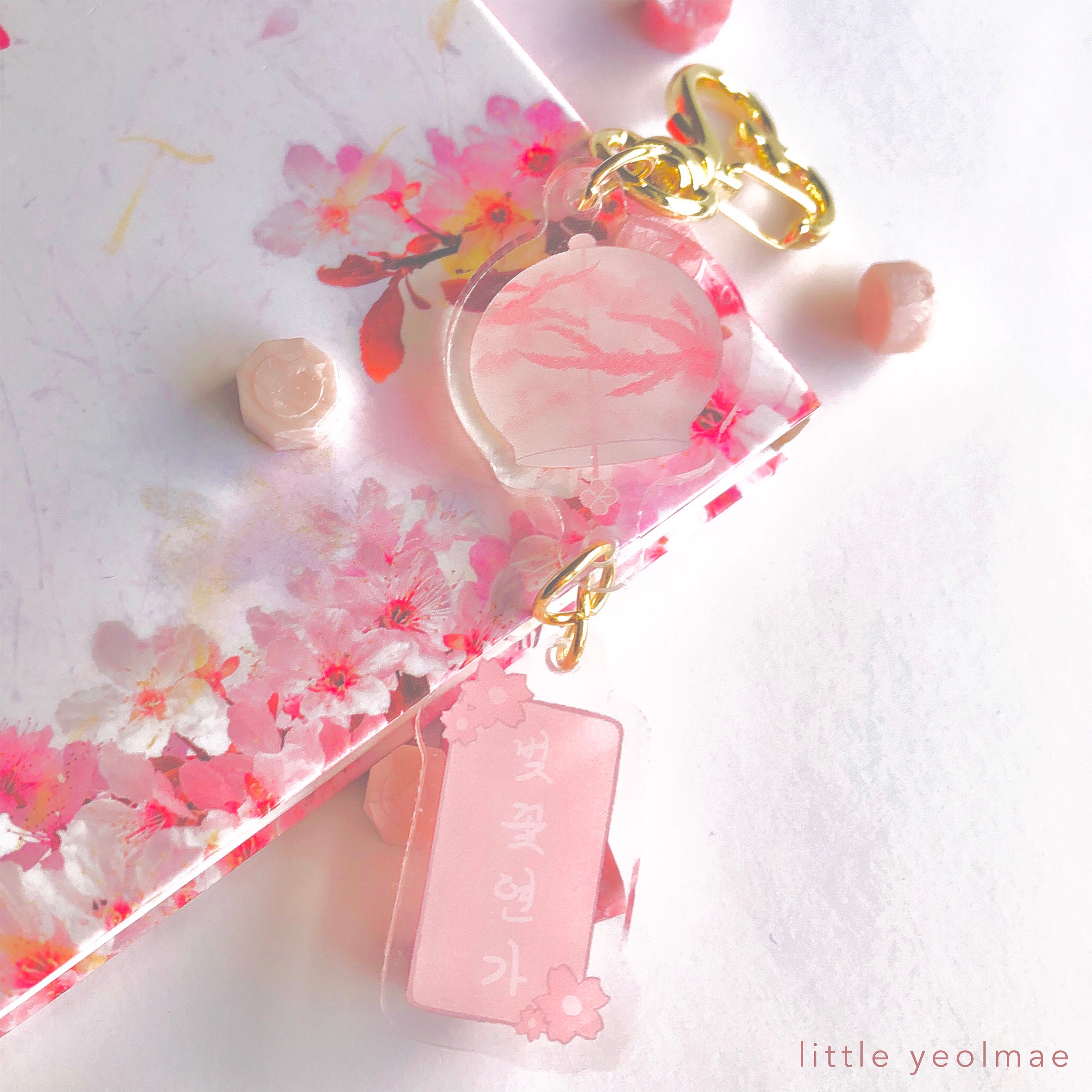 100 Days My Prince Sakura Acrylic Keyring EXO Acrylic Keychain - Etsy