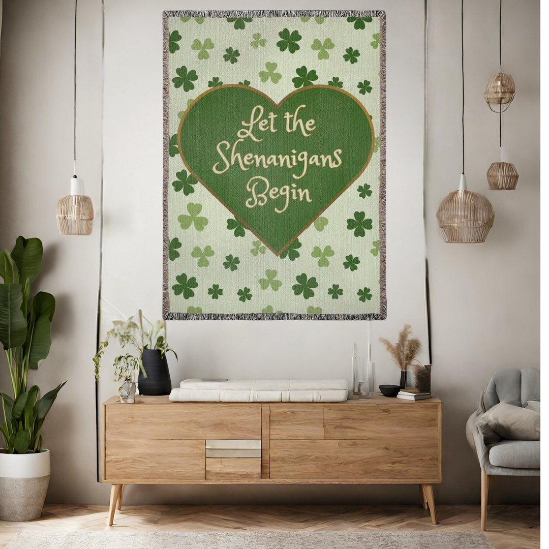 Irish Couple Tapestry Blanket,woven Irish Tapestry Throw, Celtic Love ...