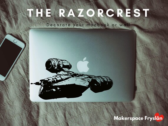 Razorcrest Vinyl Decal From the Mandalorian Star Wars - Etsy
