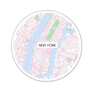 New York Stickers Waterproof Stickers Durable and Glossy Texture ...