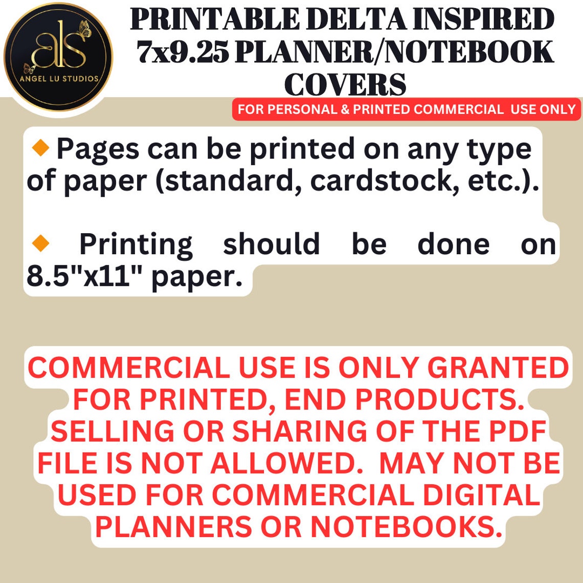 Happy Planner Classic Printable | Delta Sigma Theta Inspired Planner ...