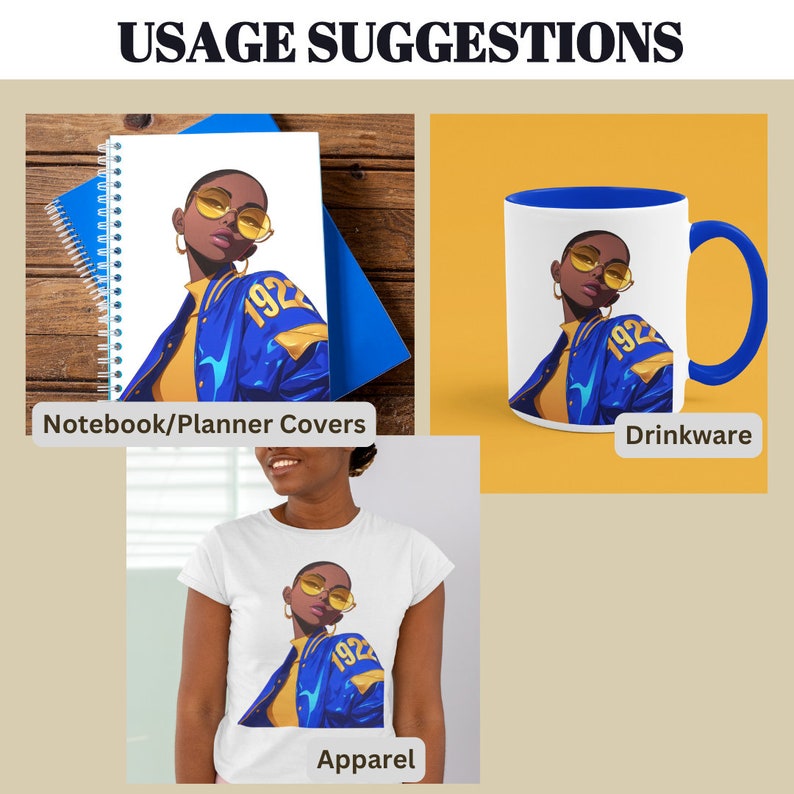 Sorority Girls Clipart, Sigma Gamma Rho Sorority, Sisterhood Blue and ...