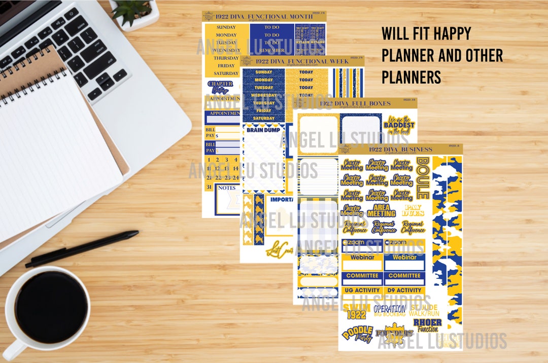 Sgrho Inspired Planner Stickers, Sgrho Stickers, Happy Planner Royal ...