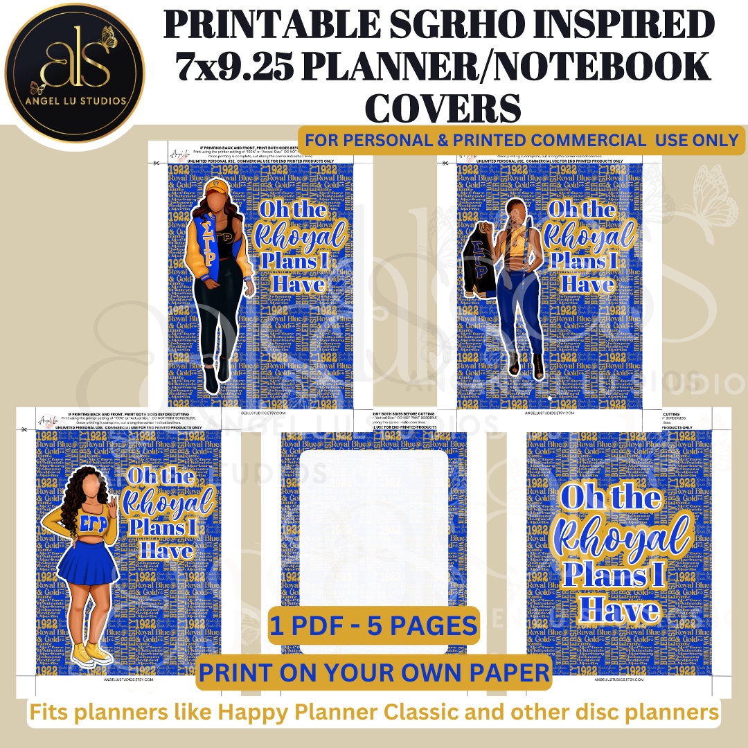 Happy Planner Classic Printable | Sigma Gamma Rho Inspired Planner ...