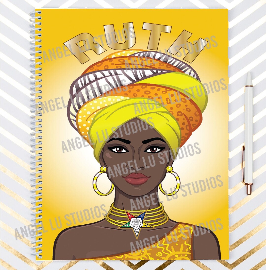 Order of Eastern Star Ruth Notebook, OES Notebook 5.5" X 8.5" - Etsy