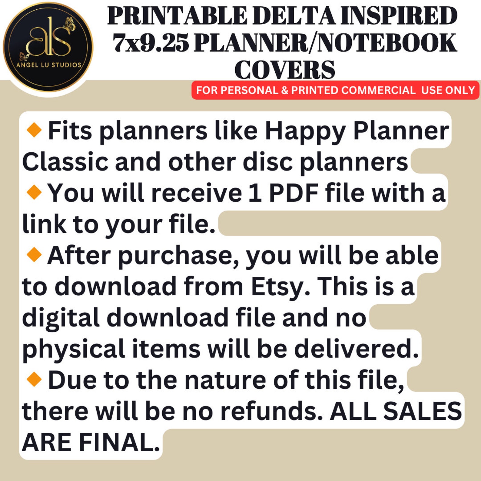 Happy Planner Classic Printable | Delta Sigma Theta Inspired Planner ...